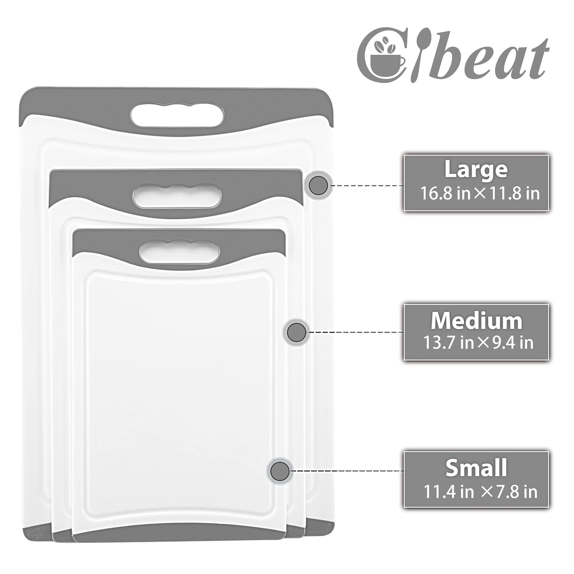 Extra Large Cutting Board, Dishwasher Safe Chopping Boards With Juice ...