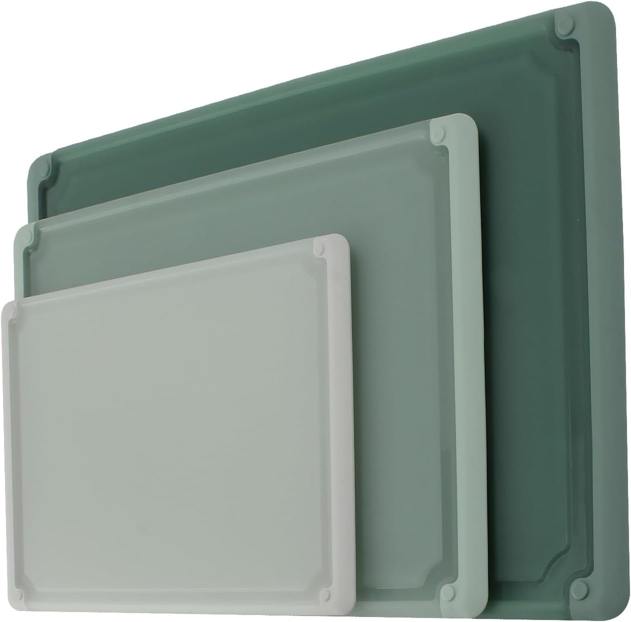 Extra Large Cutting Board Set, Jumbo-Sized Boards with Rubber Border ...