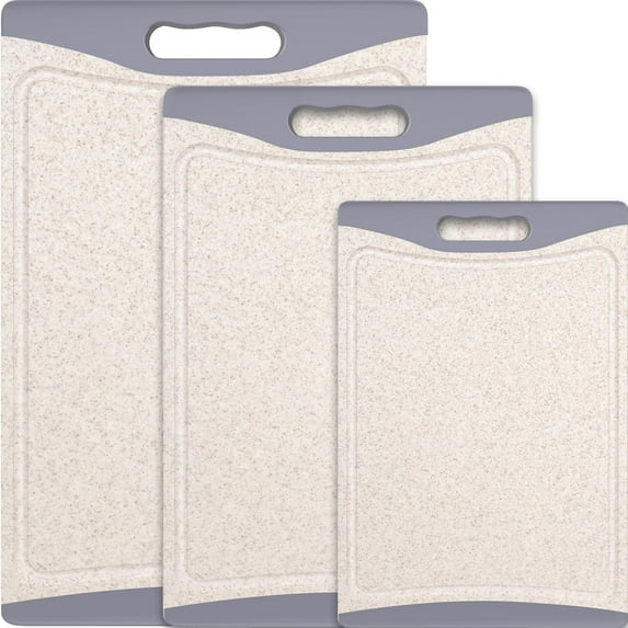 Extra Large Cutting Boards, Plastic Cutting Boards for Kitchen (Set of ...