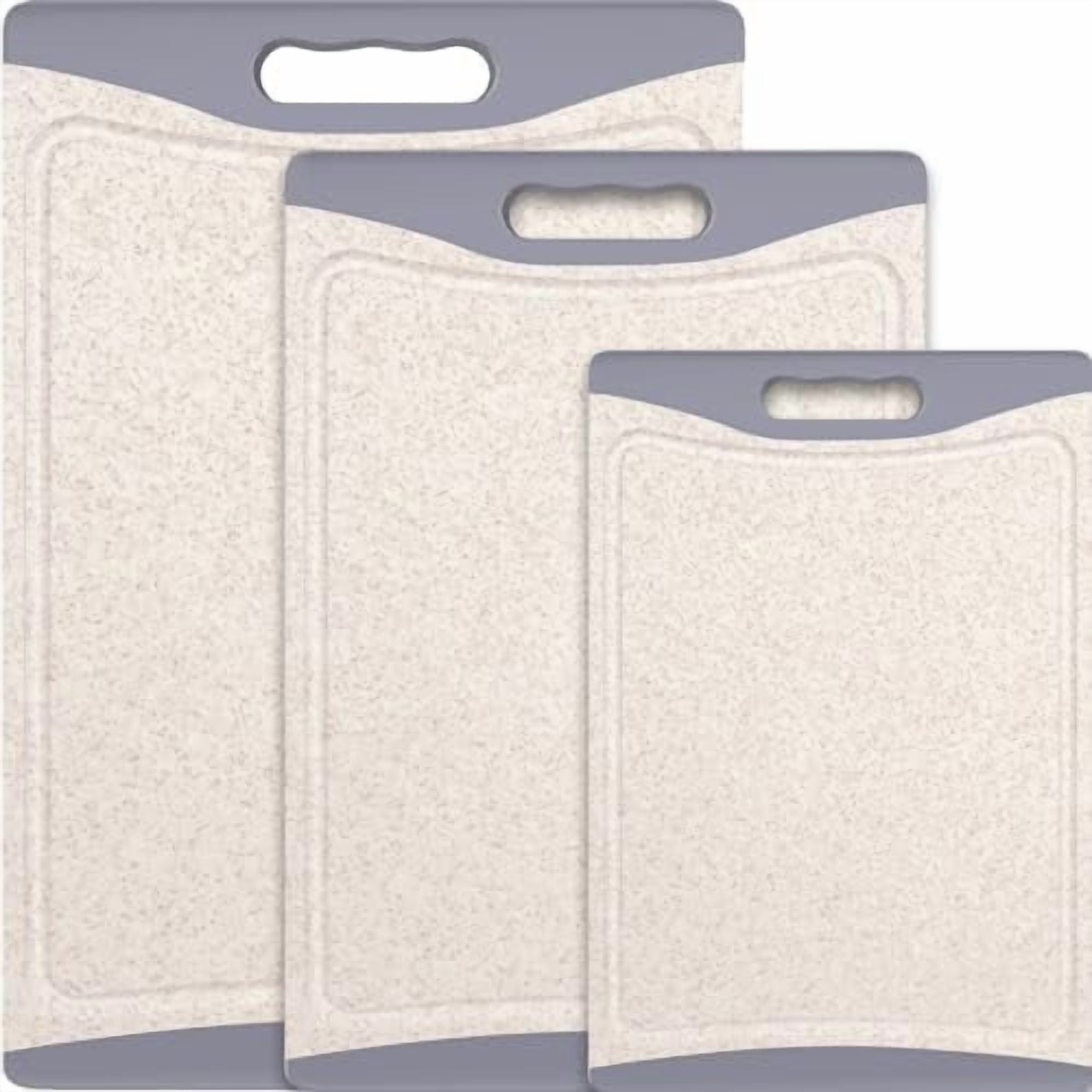 Extra Large Cutting Boards, Plastic Cutting Boards for Kitchen (Set of ...