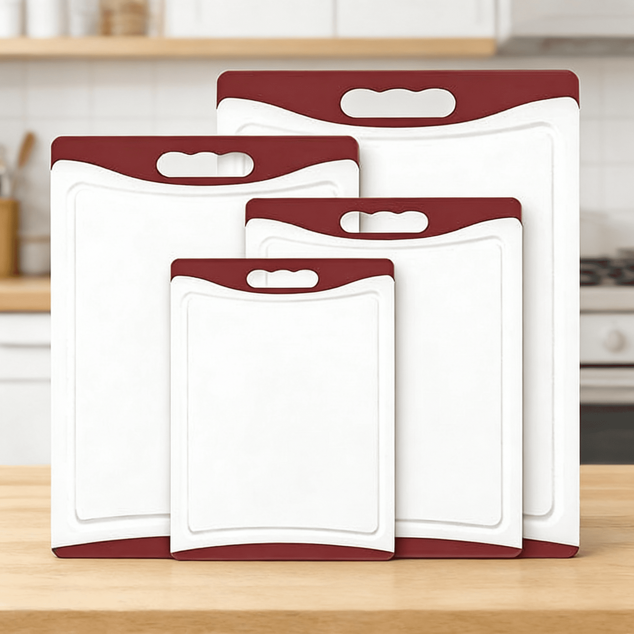 Extra Large Cutting Boards, Plastic Cutting Boards for Kitchen (Set of ...