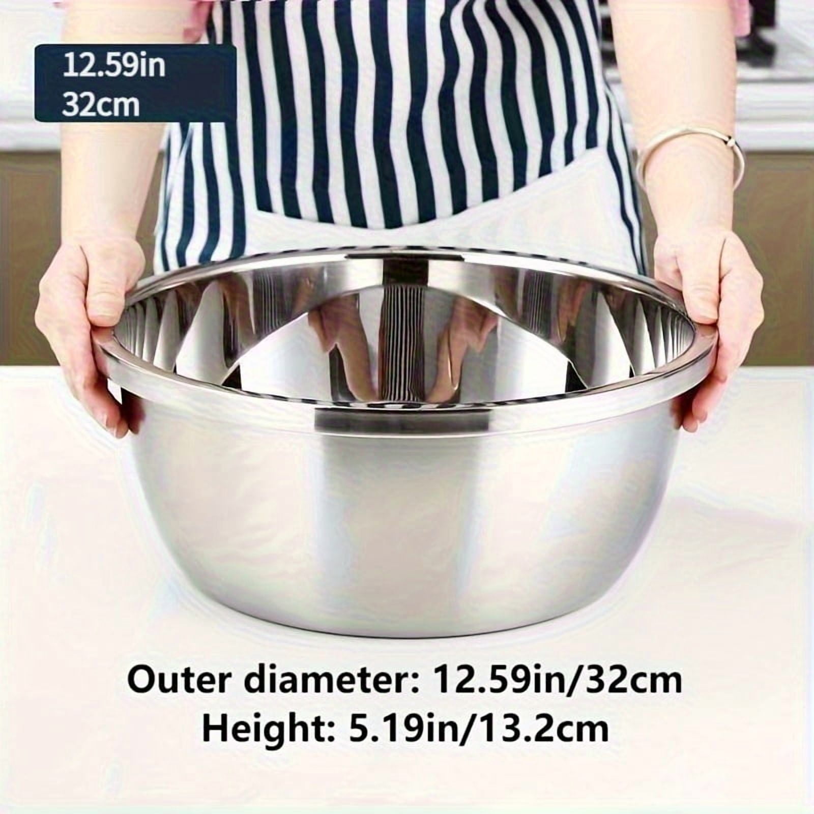 Extra Large Deepened Stainless Steel Basin, Vegetable Washing Bowl ...