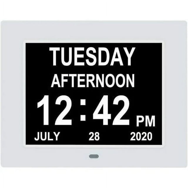 Extra Large Digital Calendar Clock Date Time and Day Dementia Clock for ...