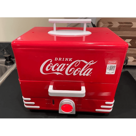 Extra Large Diner-Style Coca-Cola Hot Dog Steamer Bun Warmer 24 HD 12 Bun Cap - Walmart.com