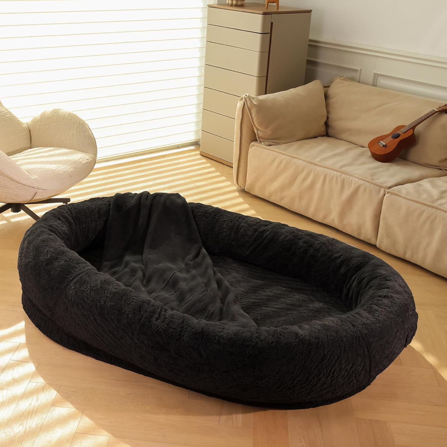 Extra Large Dog Bed for Medium Large Dogs Big Human Dog Bed with ...