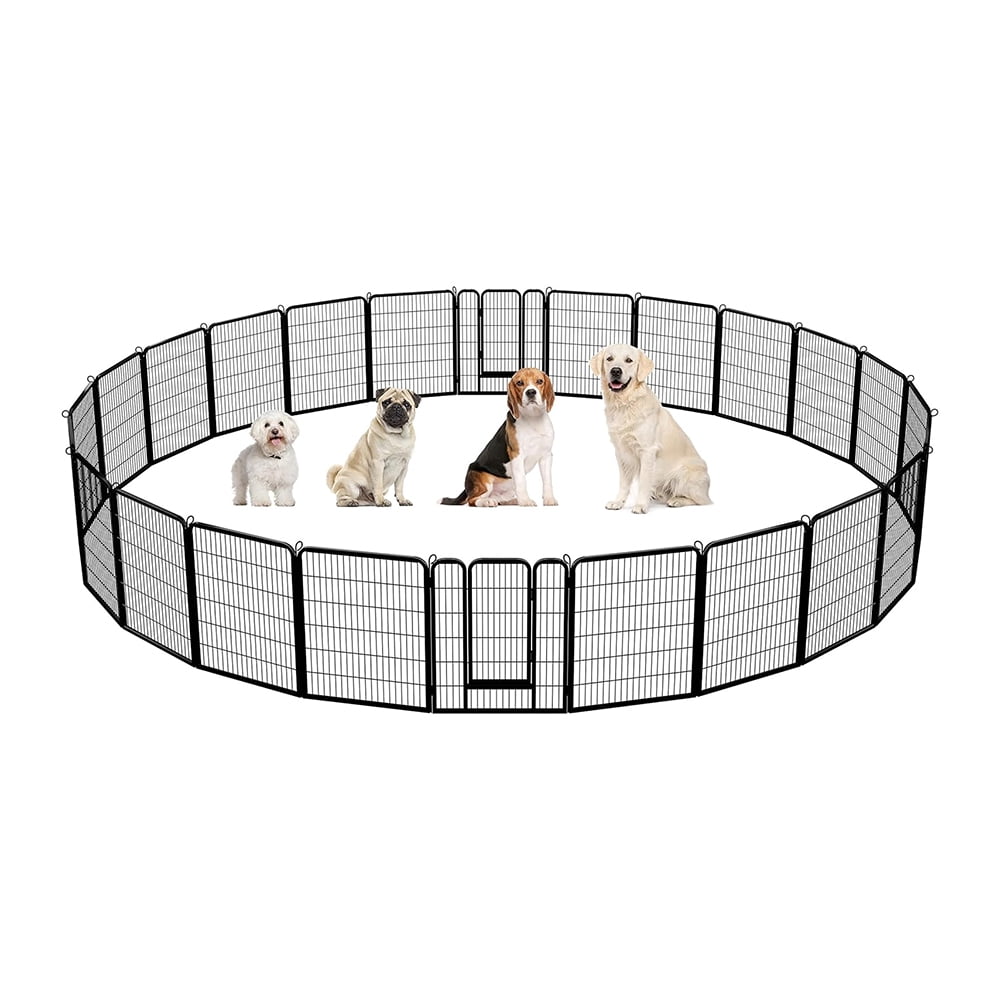 Extra Large Dog Playpen, 24 Panels 40 Inch Height Small Animals Pen ...