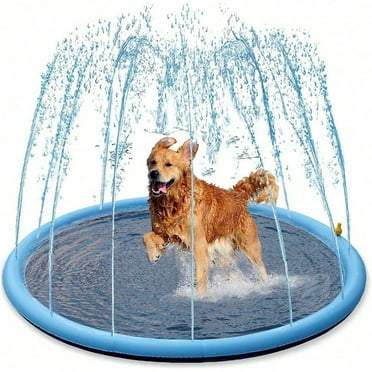 kiskick Foldable Dog Pool, Portable PVC Pet Swimming Pool, Collapsible ...