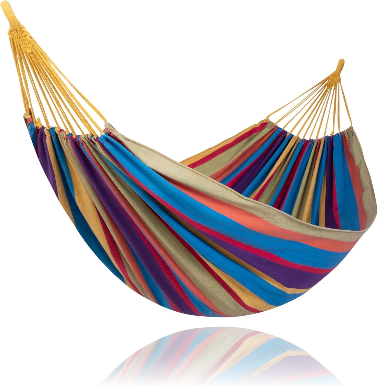 Extra Large Double Hanging Hammock for Camping, Hammocks for Outside 2 ...