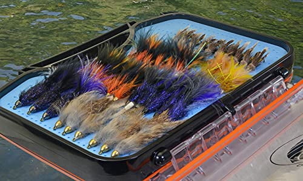 Extra Large Double Sided Water Proof Boat Fly Box with Handle - 424 ...