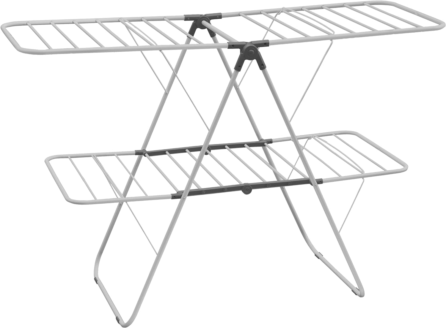 Extra Large – Double Spaced - 2 Tier Collapsible Clothes Drying Rack ...