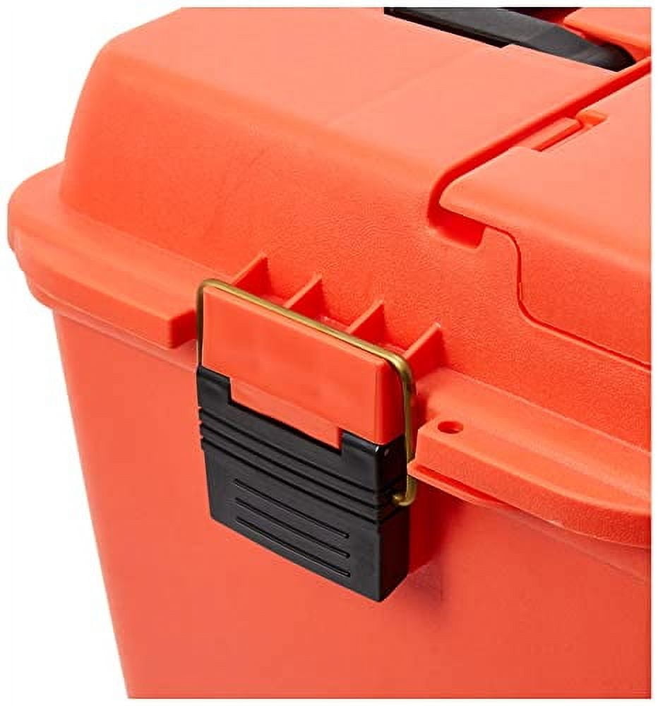 Extra Large Dry Storage Box with Tray Orange - Walmart.com
