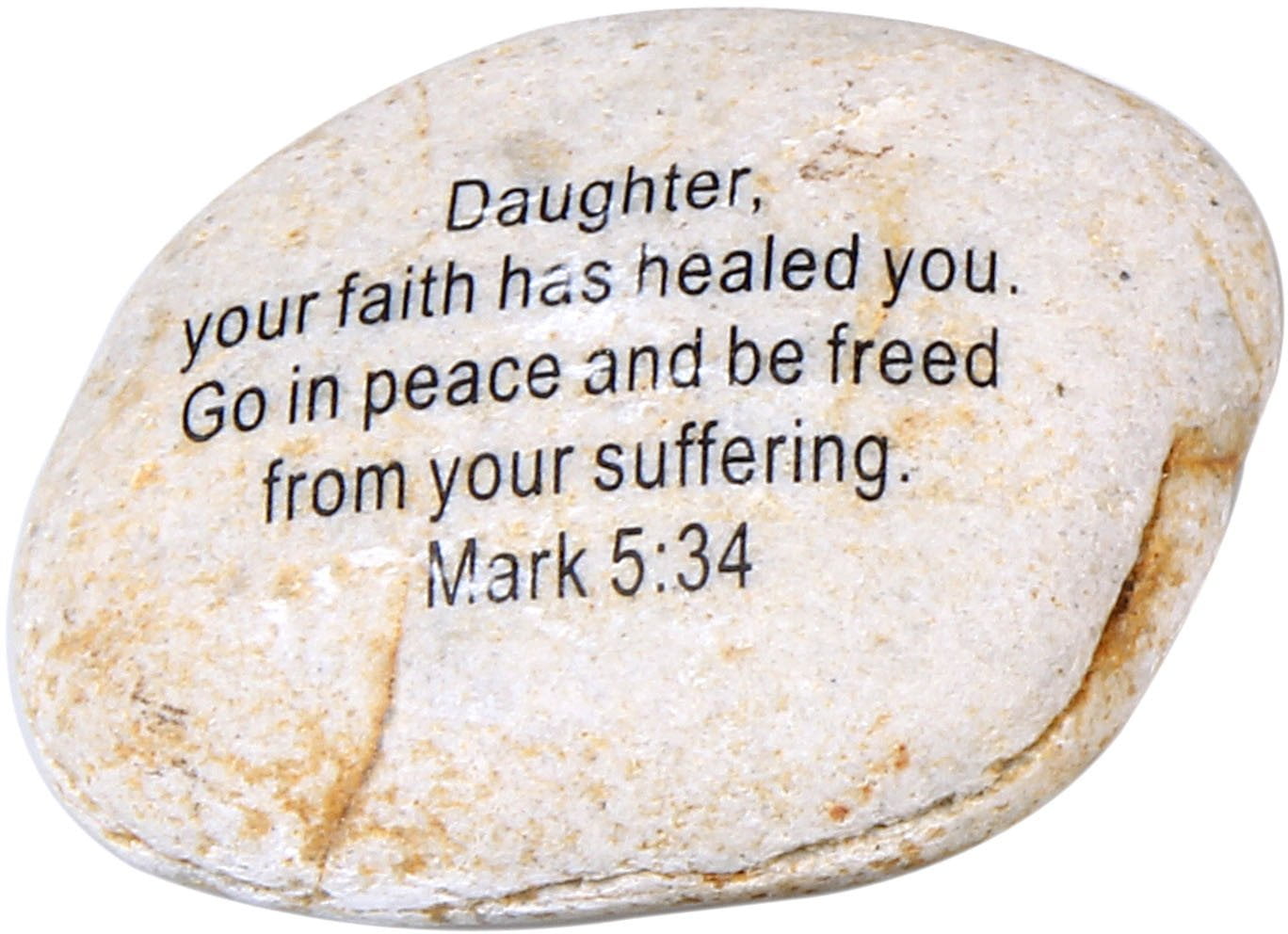 Extra Large Engraved Inspirational Scripture Biblical Natural Stones ...