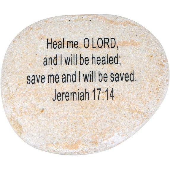 Extra Large Engraved Inspirational Scripture Biblical Natural Stones ...
