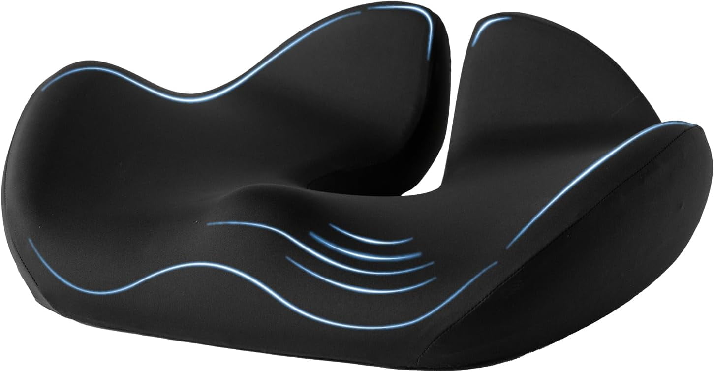 Extra Large Ergonomic Office Chair Cushion, Tailbone and Sciatica ...