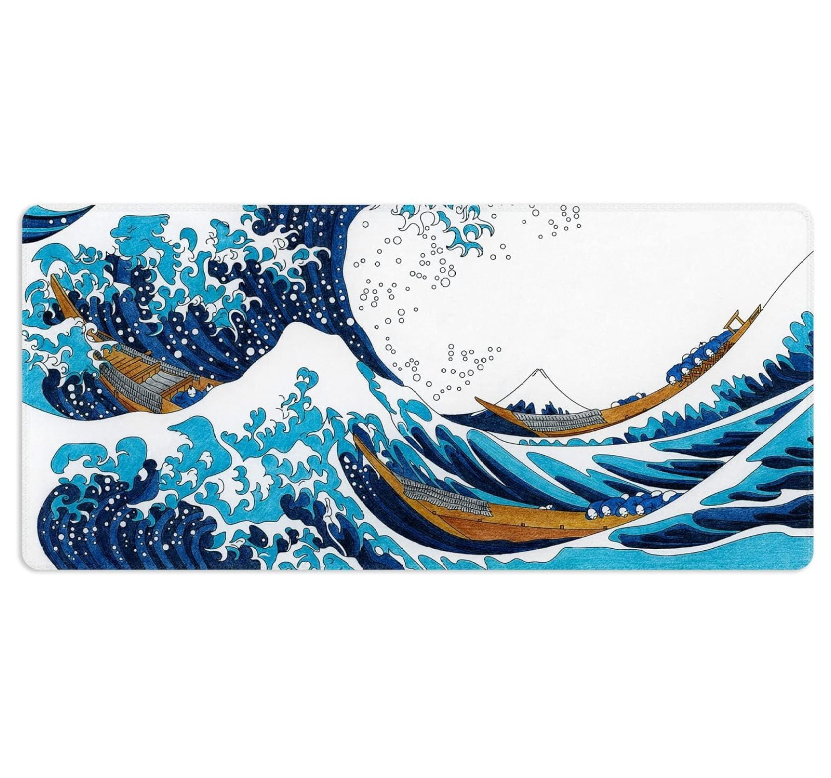 Extra Large Extended Gaming Desk Mat Non-Slip Rubber Pads Stitched ...