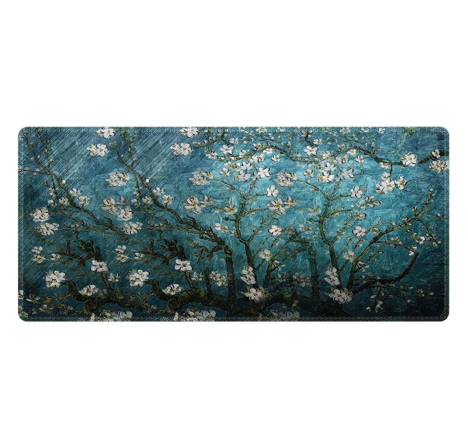 Extra Large Extended Gaming Desk Mat Non-Slip Rubber Pads Stitched ...