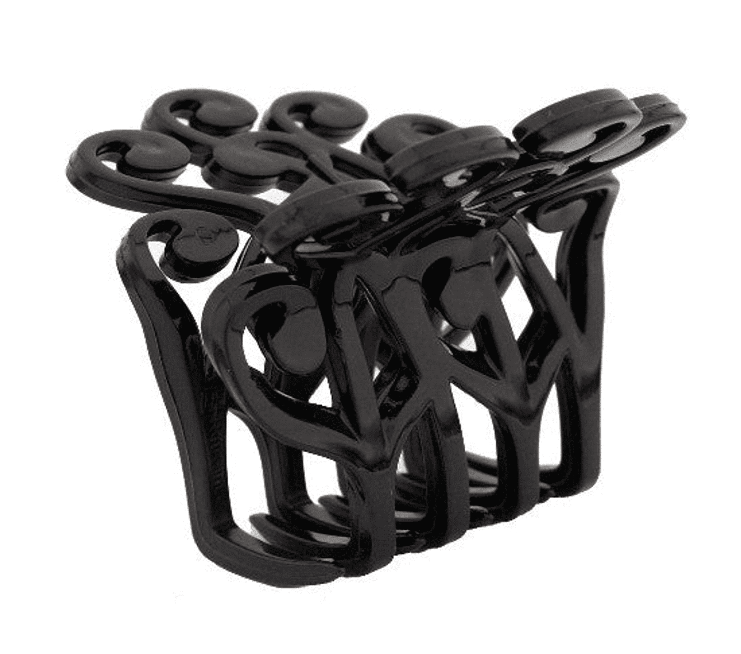 Extra Large Fancy Claw Flat Hair Claw [ Black ] - Walmart.com