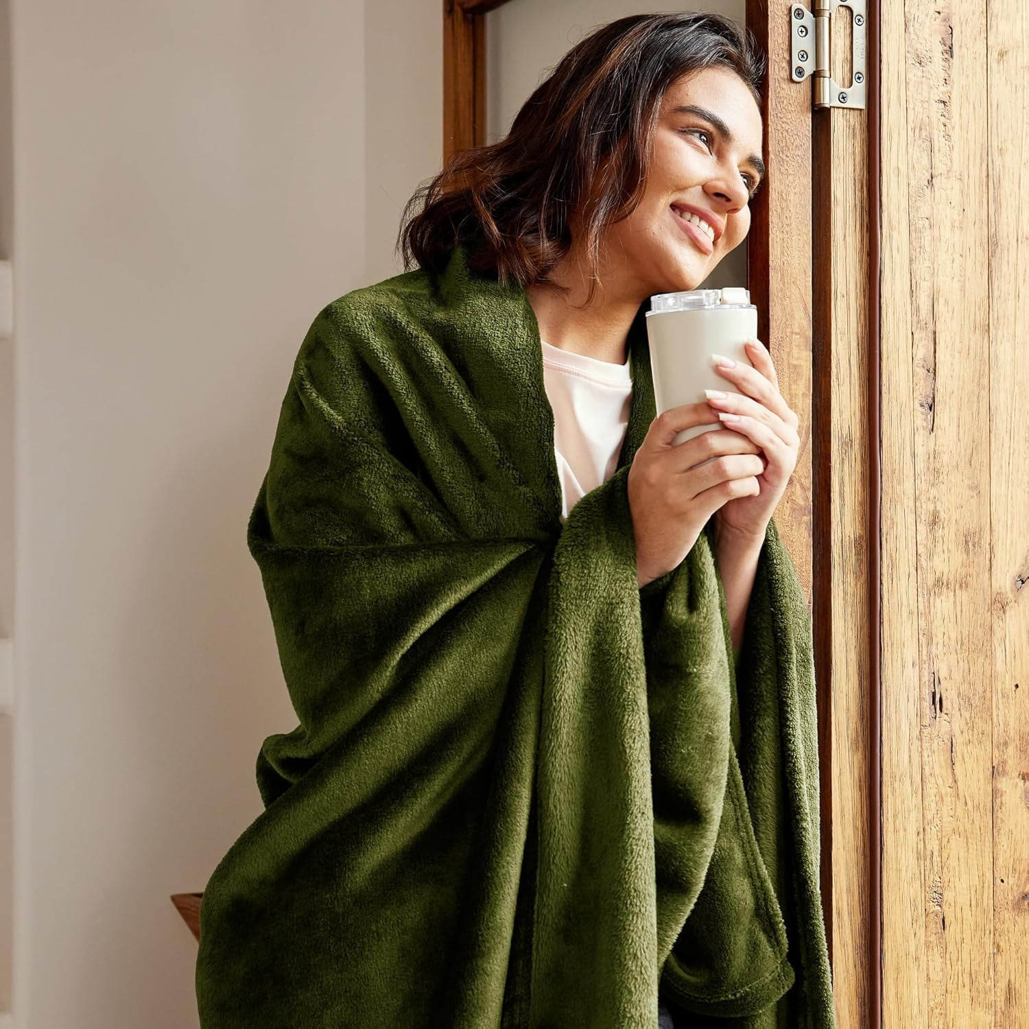 Extra Large Fleece Throw Blanket for Couch, Sofa, 300GSM Super Soft and ...
