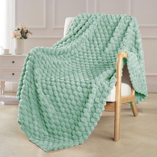 Extra Large Fleece Throw Blanket for Couch, 50x60 Inches Stylish ...