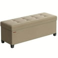 Extra Large Folding Storage Ottoman, 30-Gallon Capacity Heavy-Duty ...