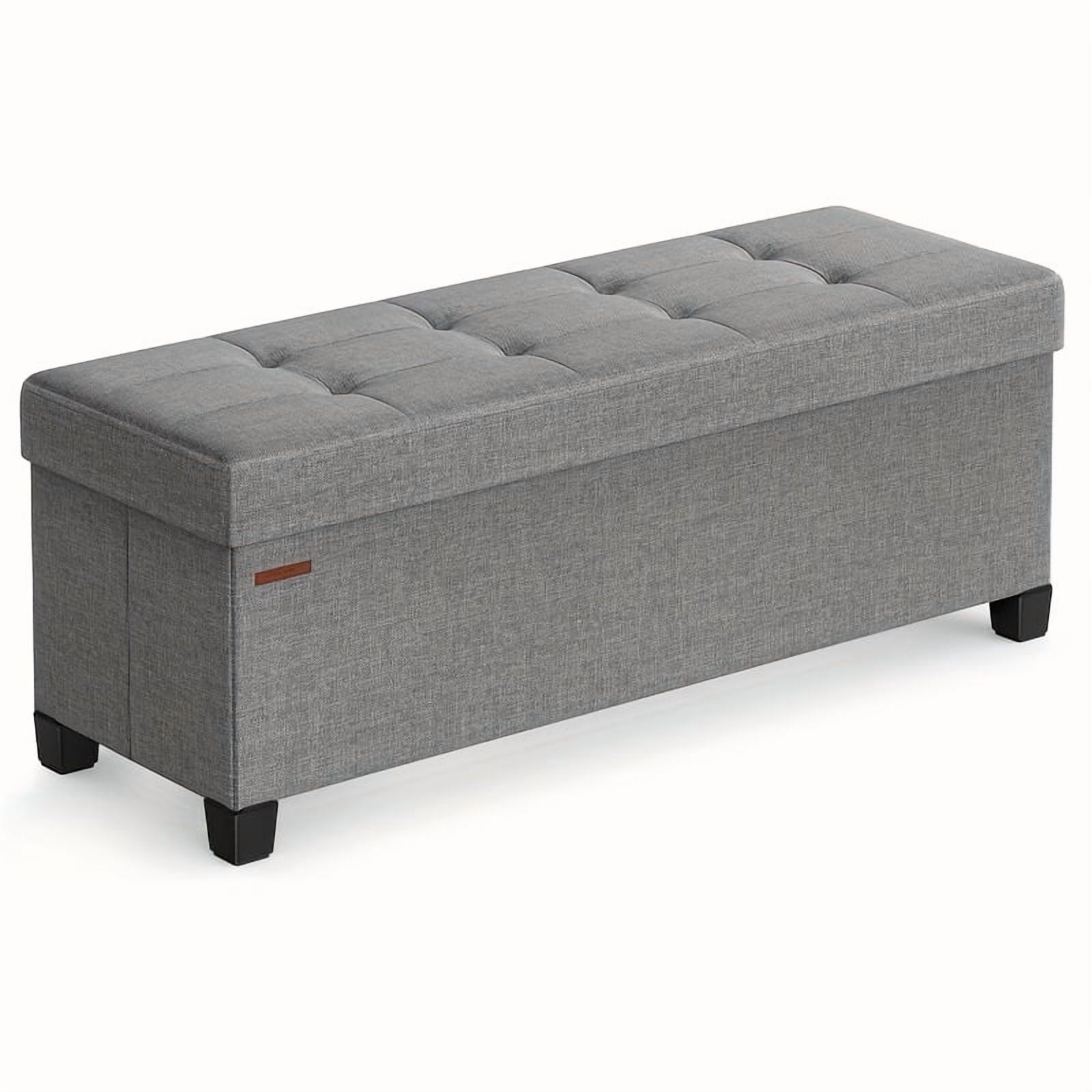 Extra Large Folding Storage Ottoman, 30-Gallon Capacity Heavy-Duty ...
