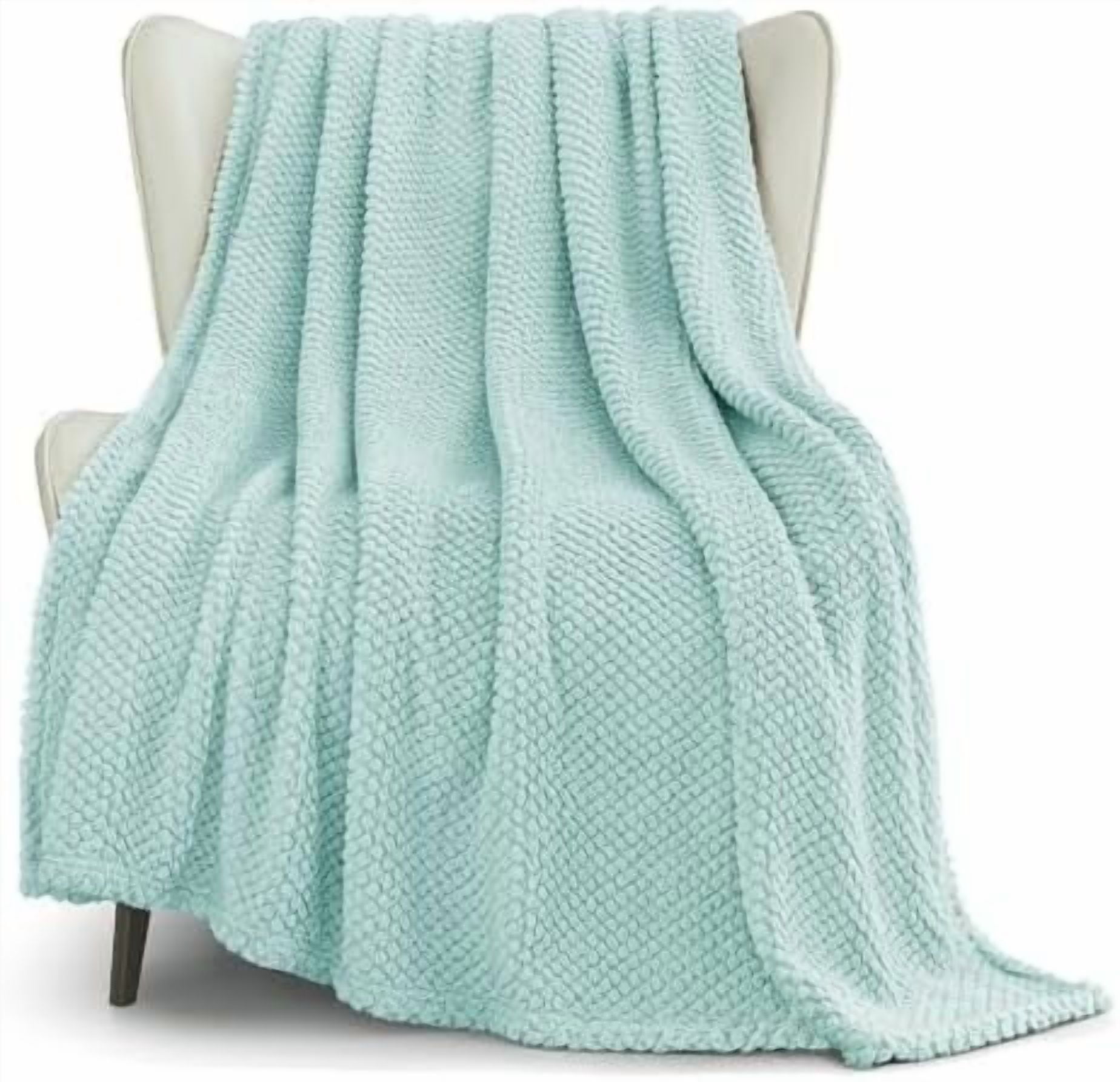 Extra Large Fuzzy Fleece Throw Blanket for Couch, 50x70 Inch Fluffy ...