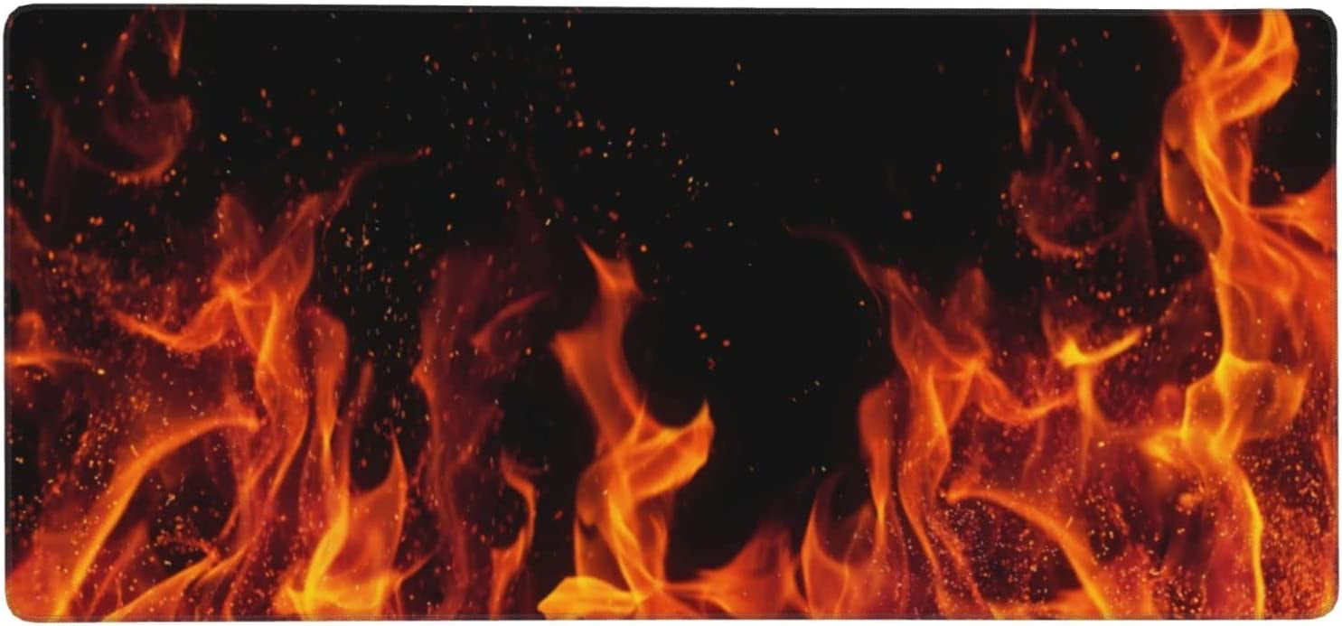 Extra Large Gaming Mouse Pad with Stitched Edges, Extended Full Desk ...