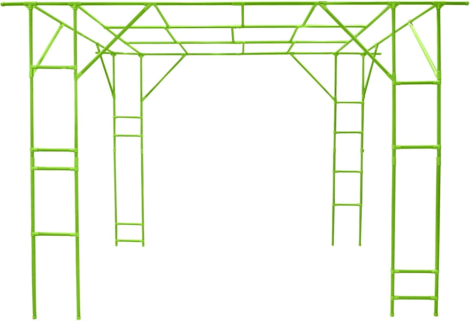 Extra Large Garden Arch Trellis, Metal Arbor Pergola, Grape Vine ...