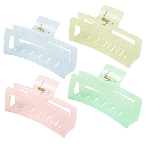 Extra Large Hair Claw Clips for Women, 5 Inch Unbreakable Large ...