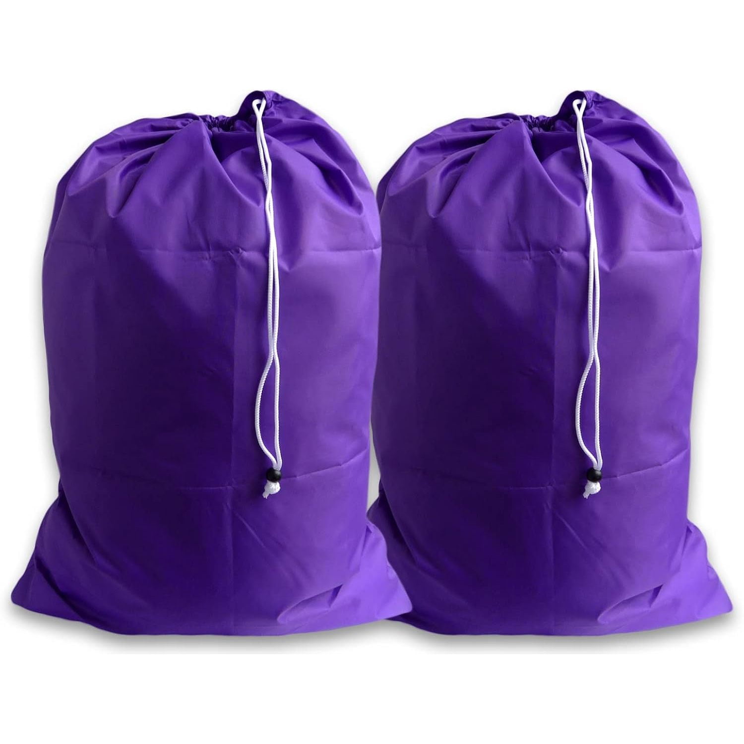 Extra Large Heavy Duty Laundry Bags, Burgundy and Forest Green, (2 Pack ...