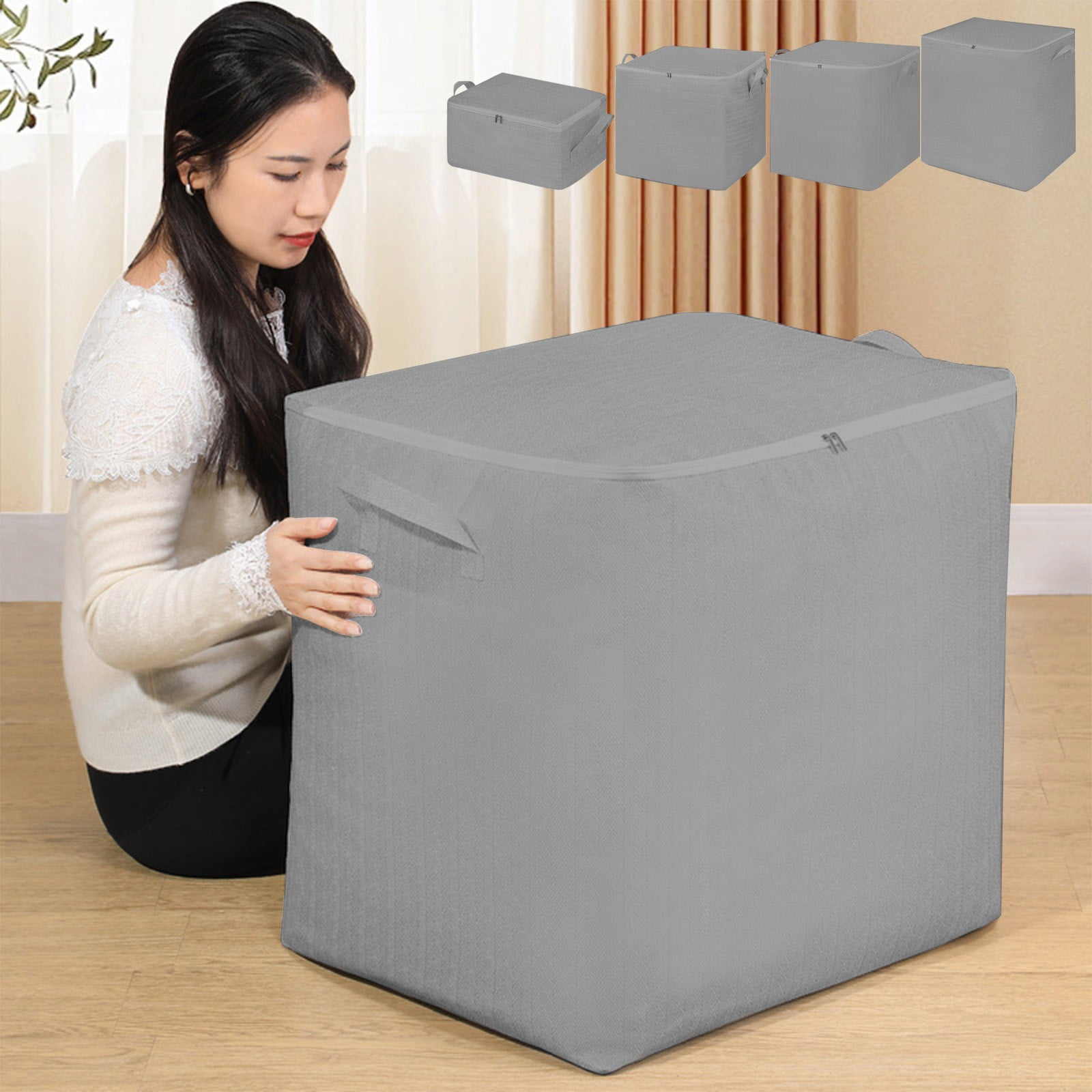 Extra Large Heavy Duty Storage Bags For Clothes, Reinforced Handles ...