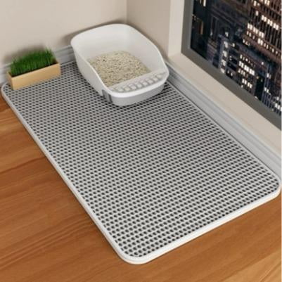 Extra Large Honeycomb Cat Litter Mat - Waterproof, Easy to Clean, Odor ...