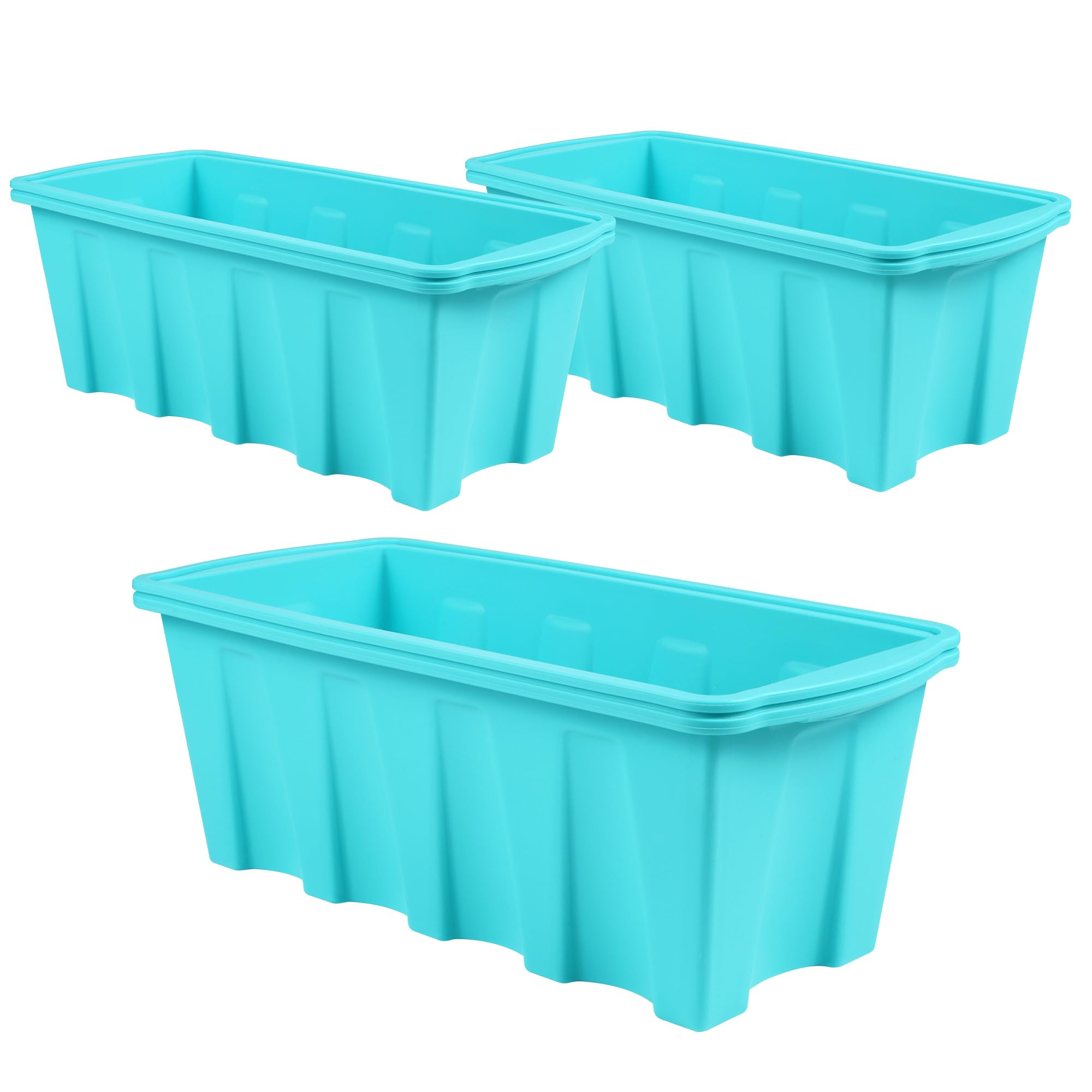 Extra Large Ice Block Mold 3-Pack for Ice Bath and Coolers, Heavy Duty ...