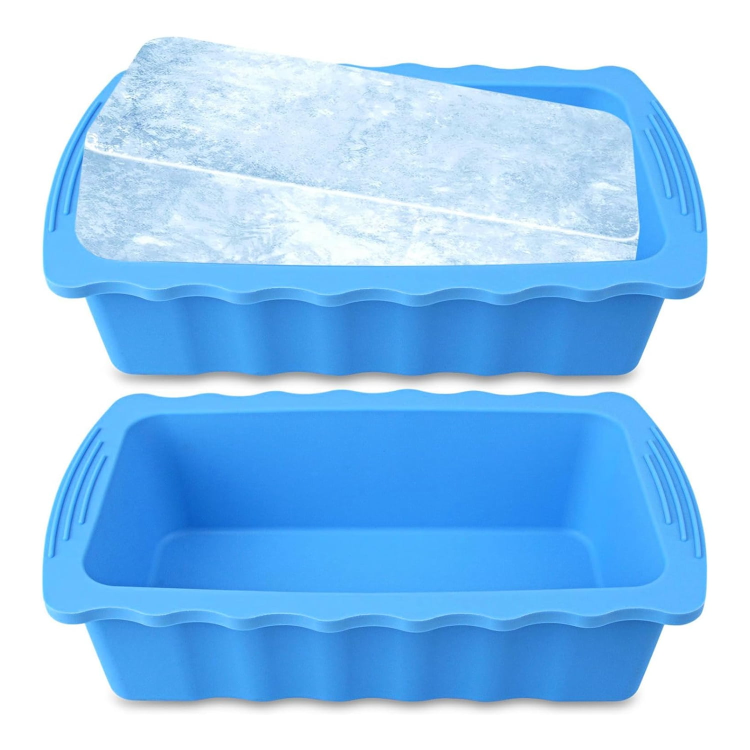 Extra Large Ice Block Molds 6LB Extra Thick Large Silicone Ice Cube ...
