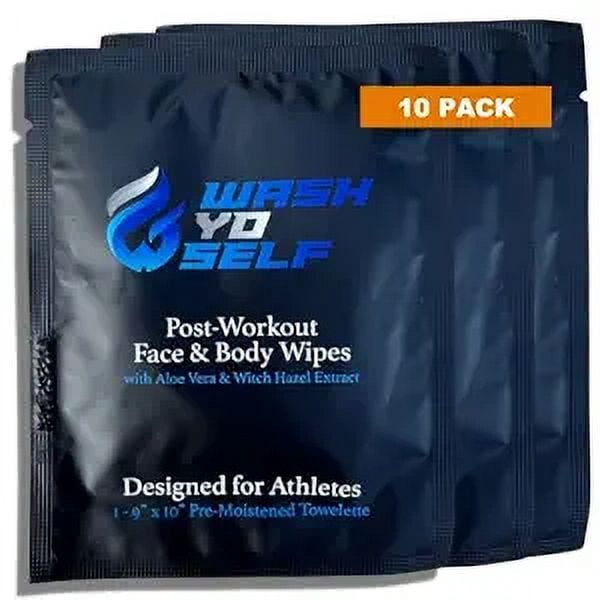 Extra Large Individually Wrapped Face and Body Wipes for Men, Women ...