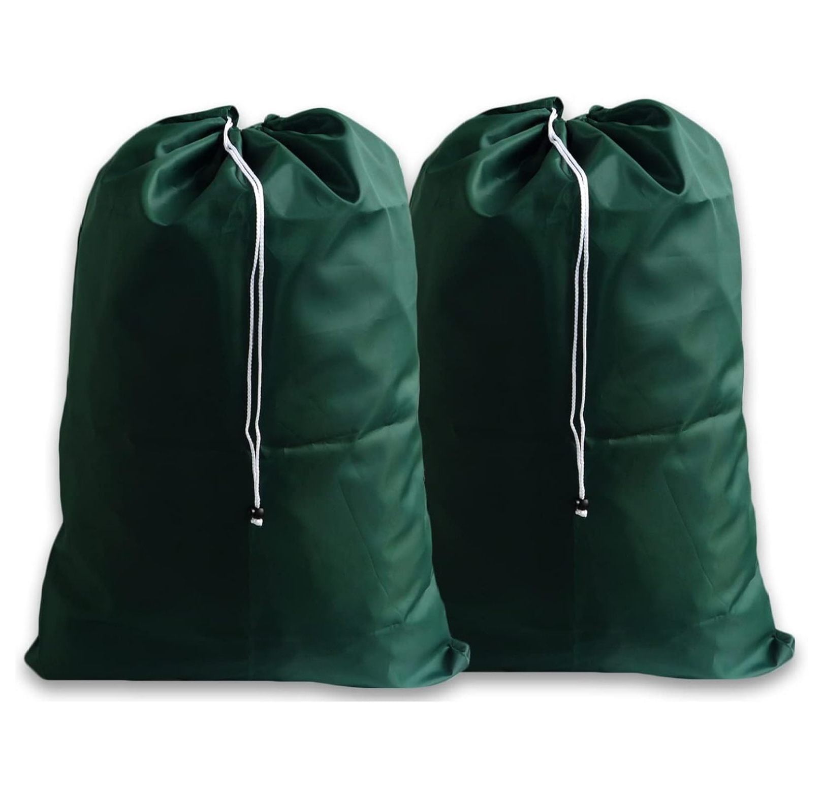 Extra Large Jumbo Heavy Duty Laundry Bag, Forest Green, (2 Pack ...
