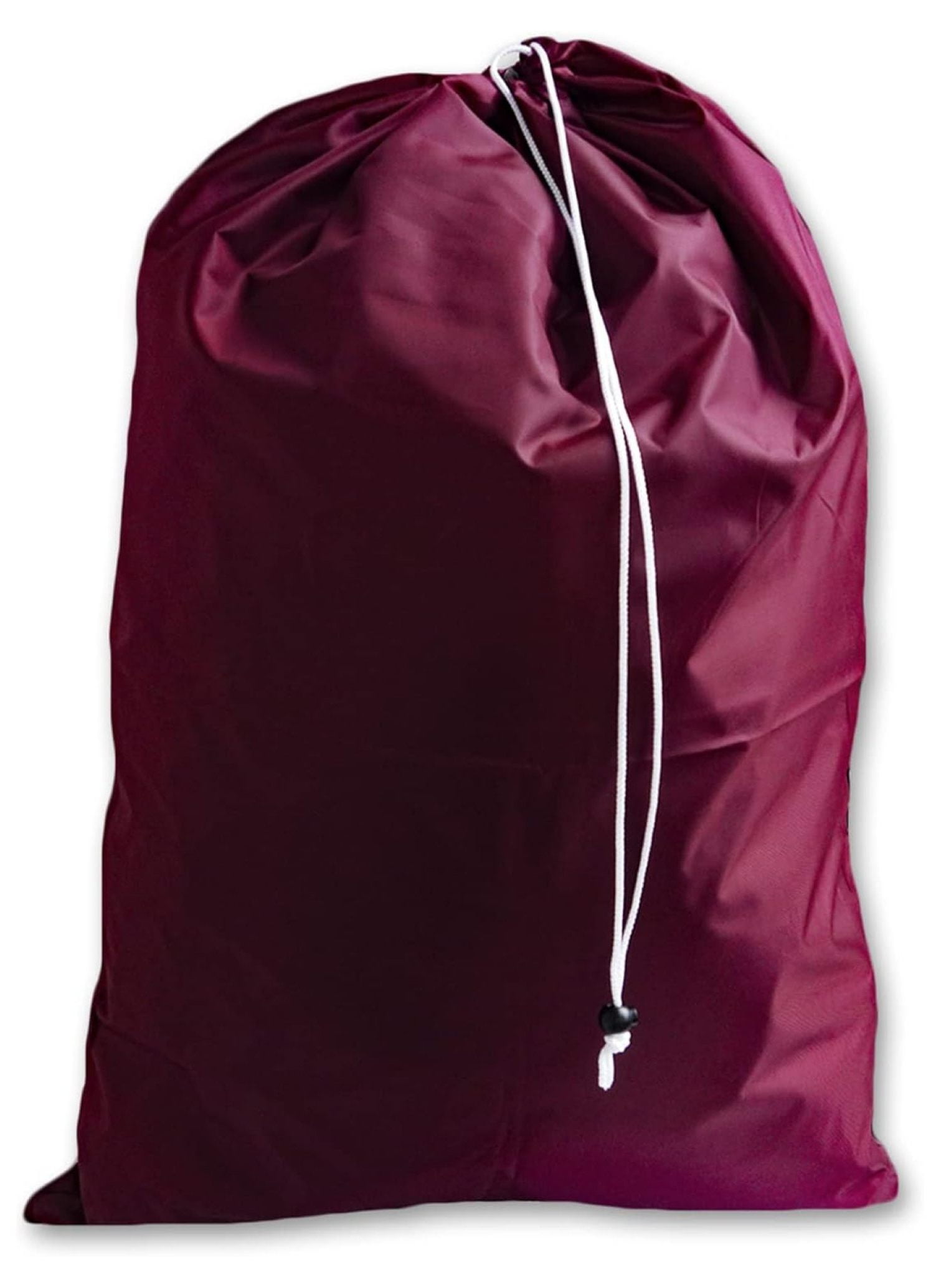 Extra Large Jumbo Laundry Bag with Drawstring, Color: Burgundy ...