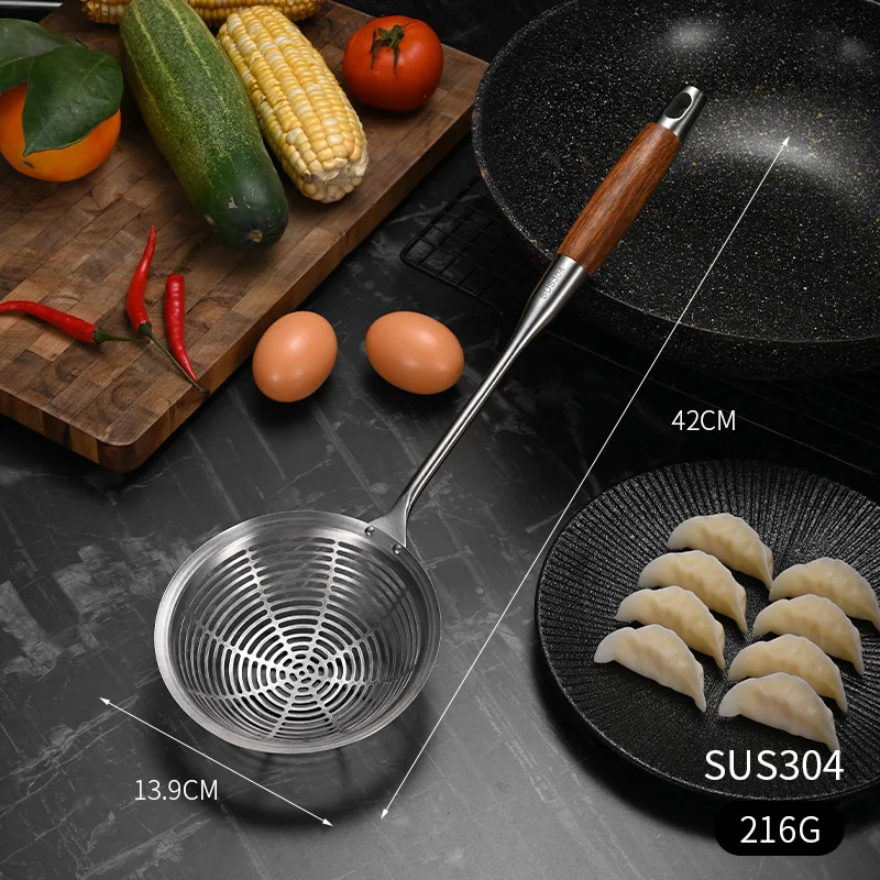 Extra Large Kitchen Strainer Skimmer Stainless Steel Colander Food ...