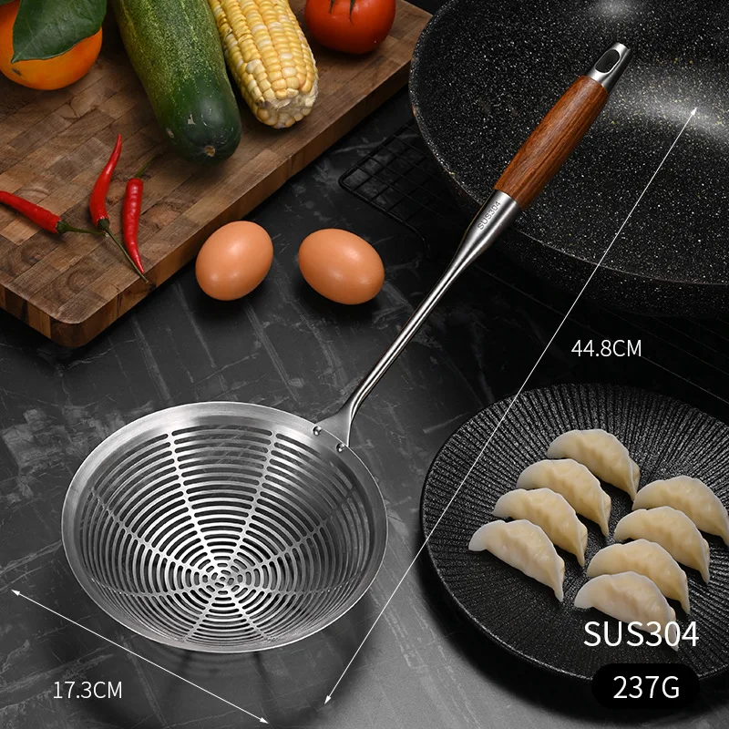 Extra Large Kitchen Strainer Skimmer Stainless Steel Colander Food ...