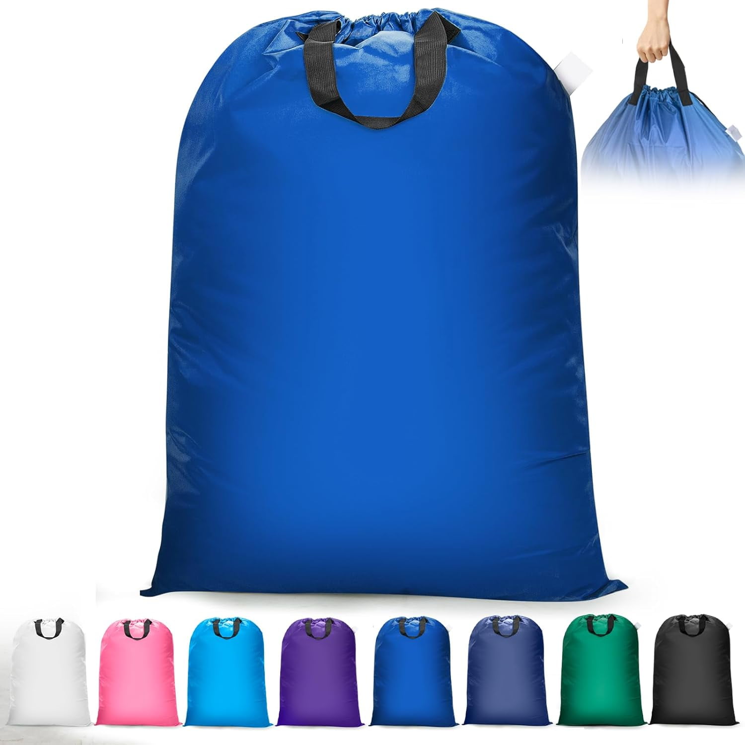 Extra Large Laundry Bag With Handles, Heavy Duty, Travel Laundry Bag ...