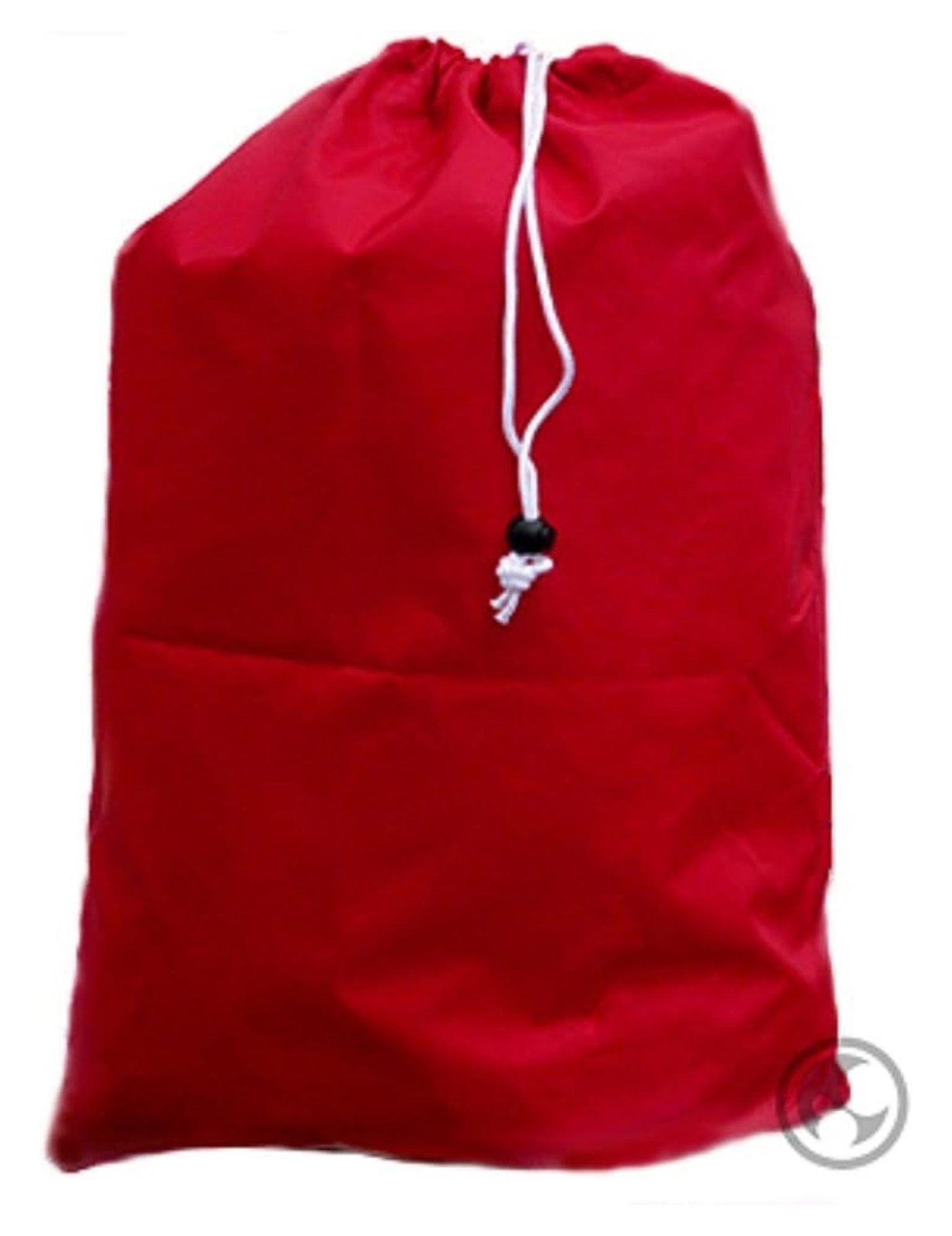Extra Large Laundry Bag with Drawstring, Color: Red, Size: 30x45 ...