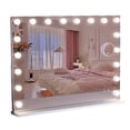 Large Hollywood Vanity Mirror with Lights 31.5"x22.8", 18 Dimmable LED ...