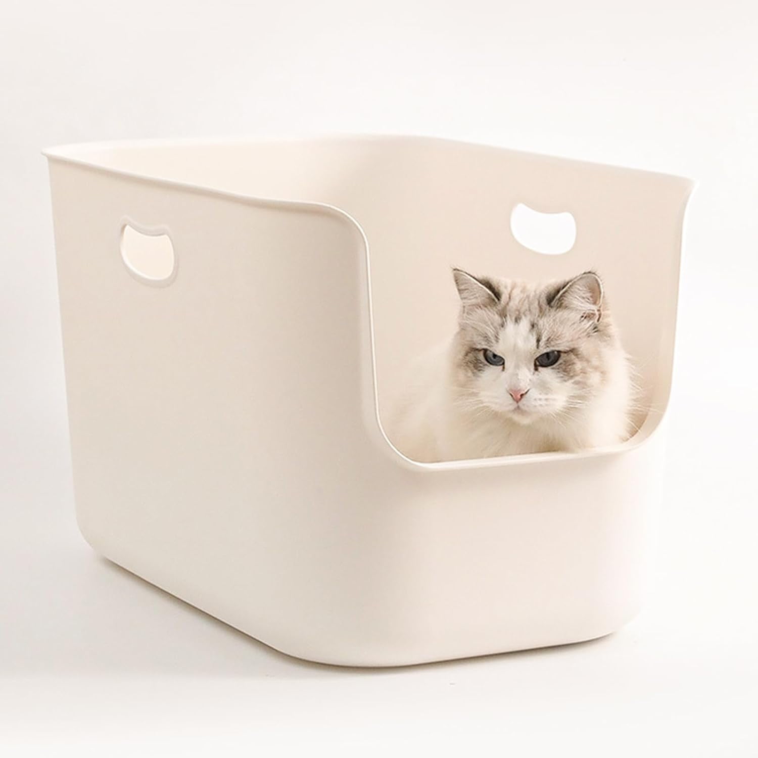 Extra Large Litter Box with High Sides,22.64"×14.76"×13.98" XL Multi ...