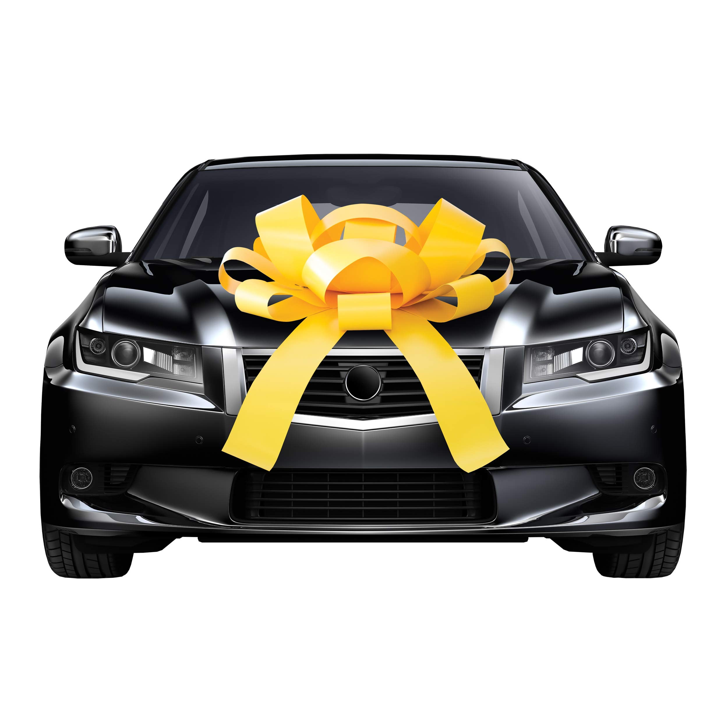 Extra Large Magnetic Car Bow 30" with Long Tails, Water Resistant Vinyl ...