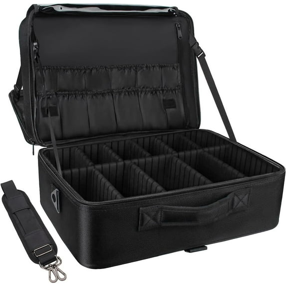 Extra Large Makeup Case Rolling Travel Train Case with 360° Spinner ...