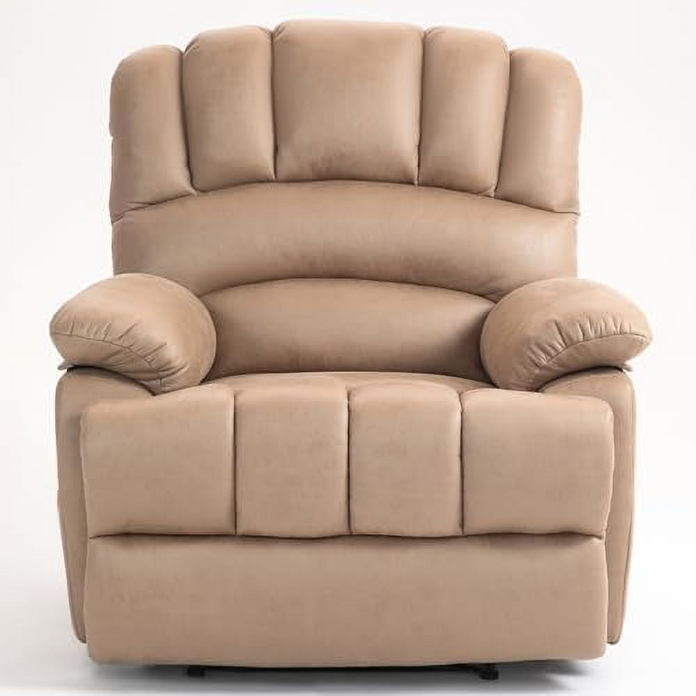Extra Large Manual Recliner Chair for Big People, 35" Wide Breathable ...