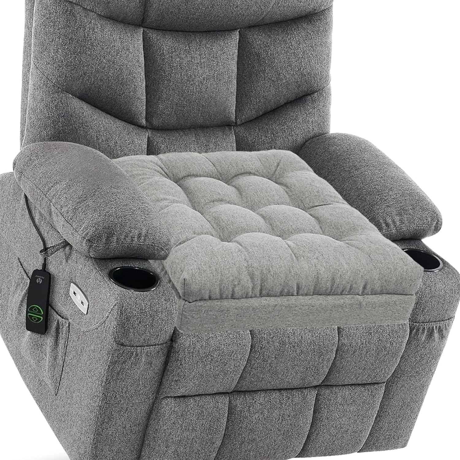 Extra Large Memory Foam Recliner Cushions for Elderly, 20x20x5 Inch ...
