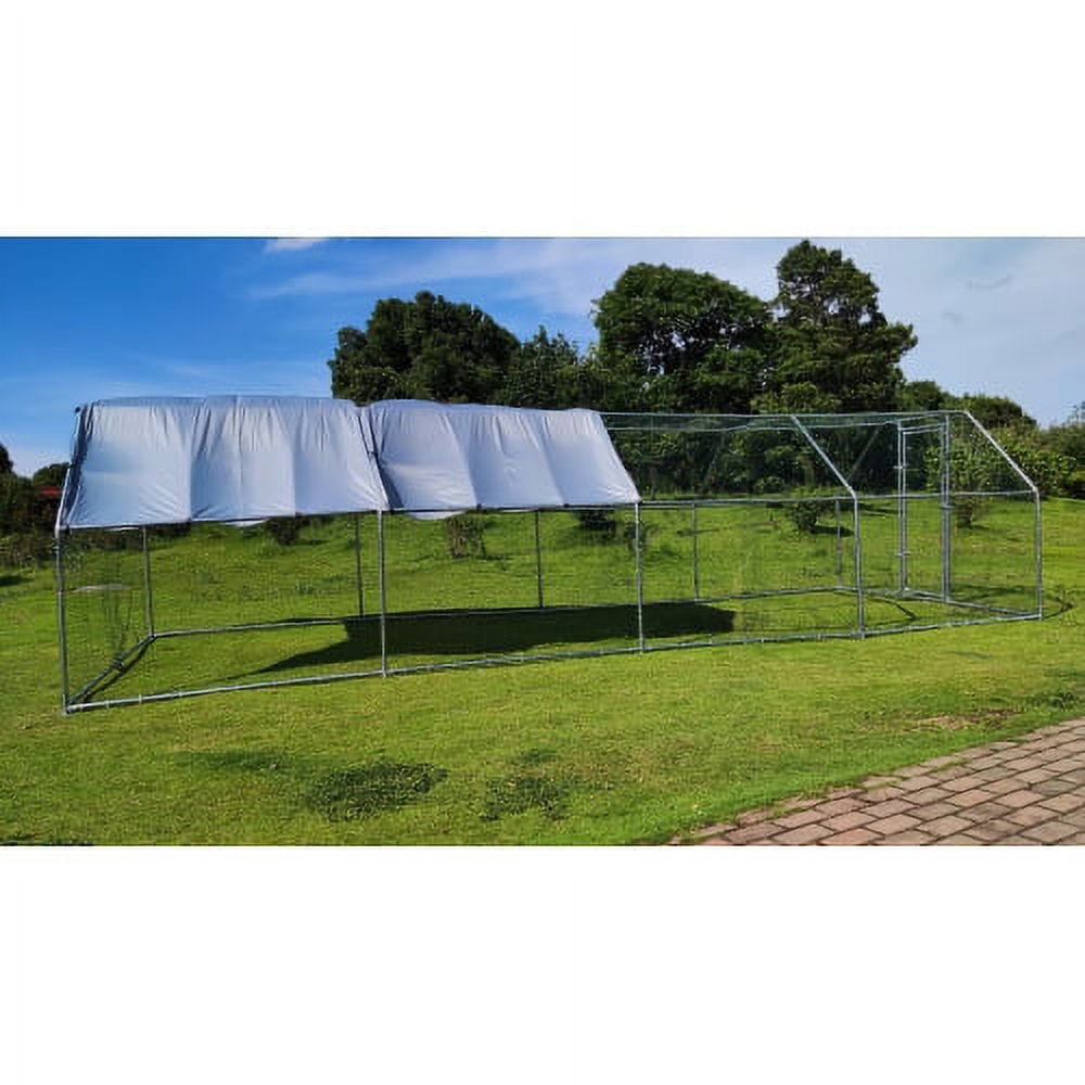 Extra Large Metal Chicken Coop Walkin Poultry Cage Hen Run House ...