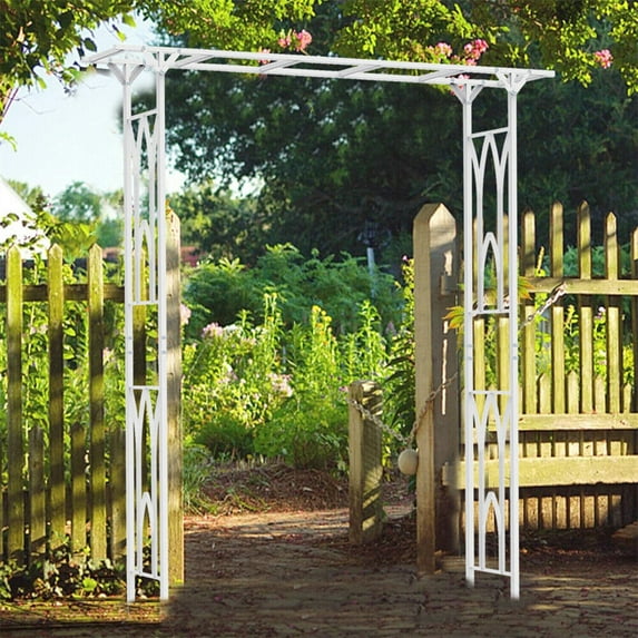 Extra Large Metal Garden Arch Wedding Arch Stand Plant Climbing Arbor ...