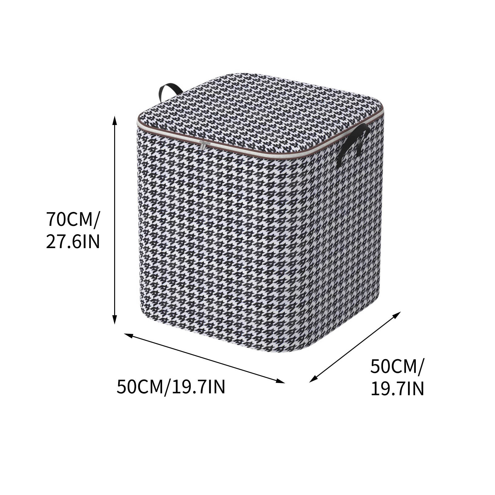 Extra Large Mobile Storage Bag with Zipper and Handle, Space Saving ...